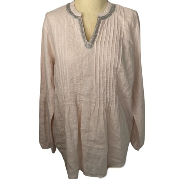 J. Jill | Tops | J Jill Love Linen Top Medium | Poshmark